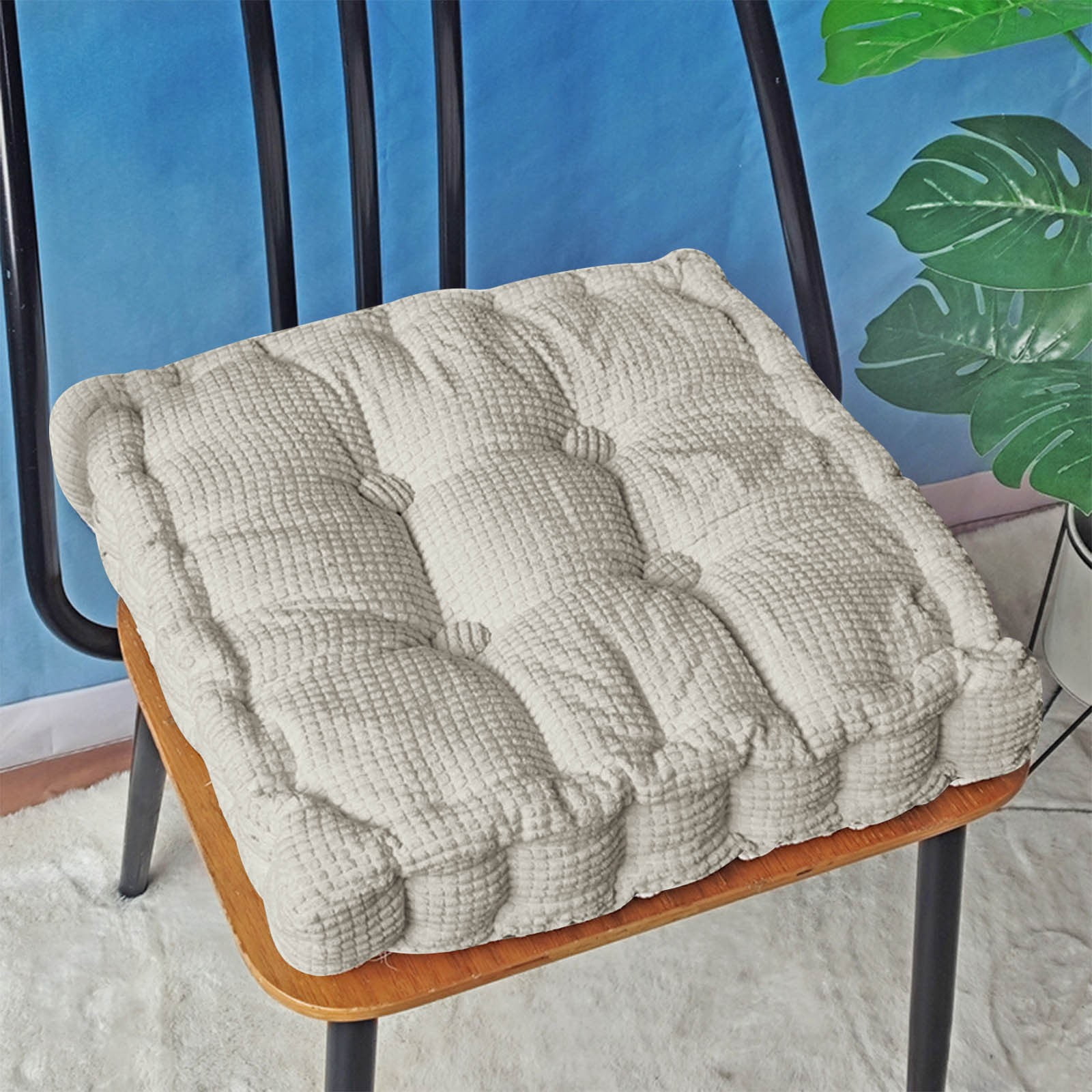 Corn Kernel Cushion Handmade Tatami Seat Corduroy Chair Pad Thickened ...