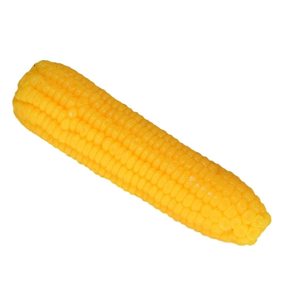 Lifelike Artificial Corn Model for Kids Yellow PVC Faux Vegetable ...