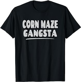 Corn Maze Gangsta - Corn Cob Stalk Maize Lover T-Shirt - Walmart.com