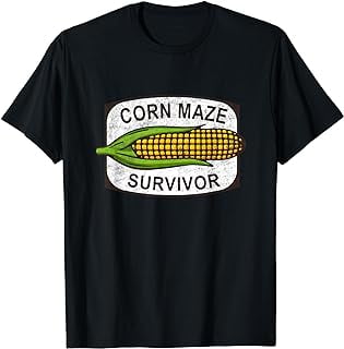 Corn Maze Survivor - Corn Cob Stalk Maize Lover T-Shirt - Walmart.com