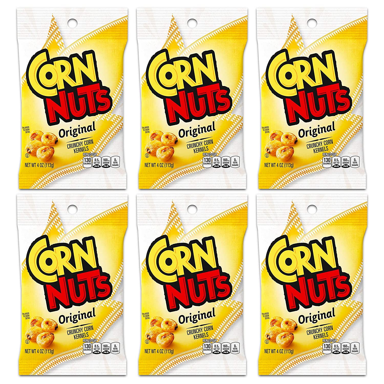 Corn Nuts 4 Ounce, Original Flavor (Pack of 6) - Walmart.com