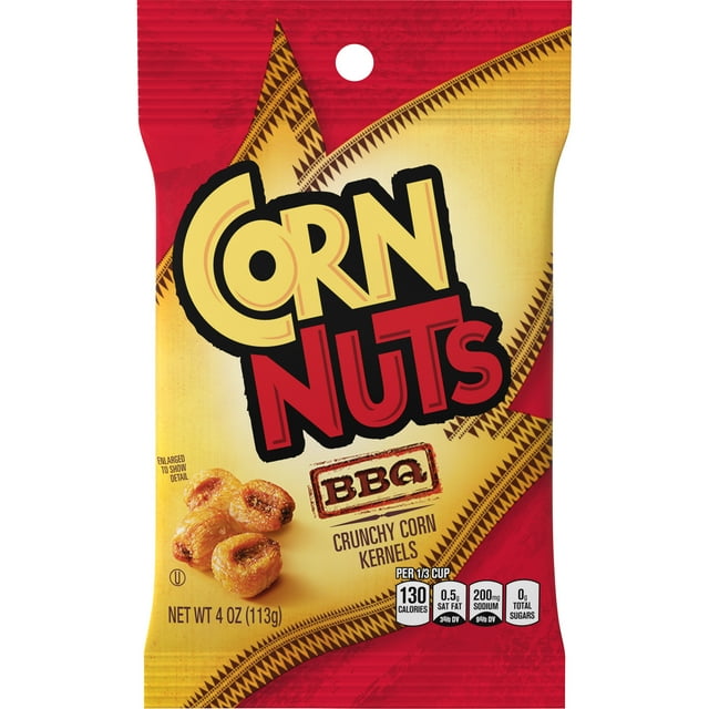 Corn Nuts BBQ Flavor, Crunchy Garlic Corn Kernels Snack, 4oz - Walmart.com