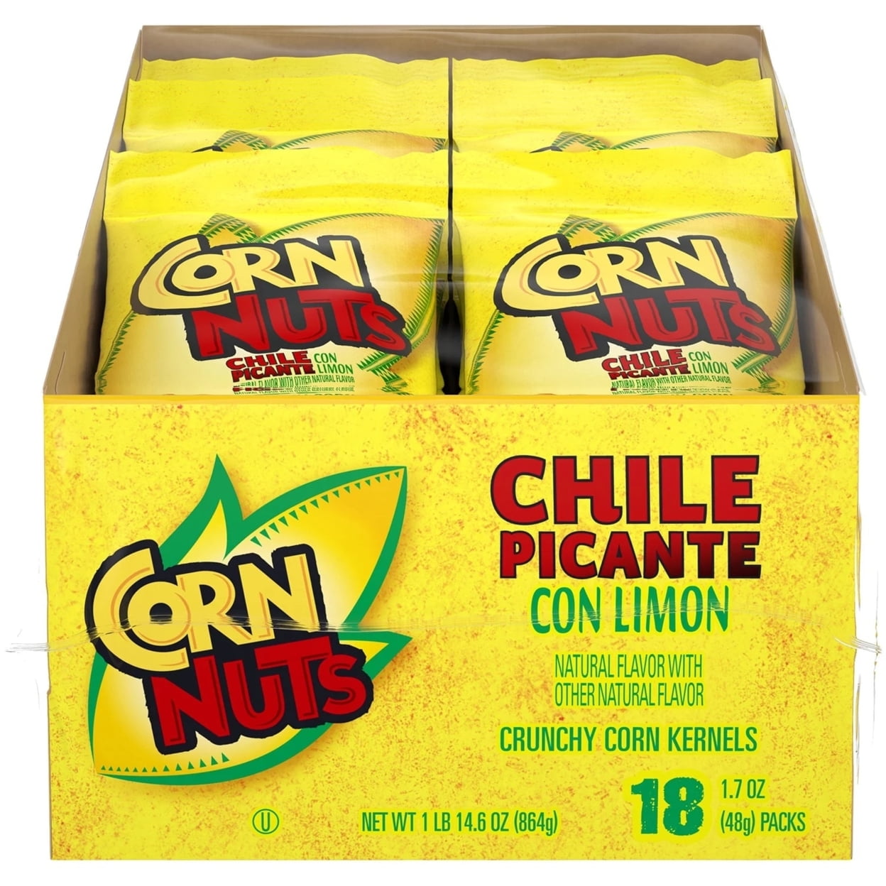 CORN NUTS Chile Picante Con Limon, Hot Lemon Mexican Original, Crunchy ...