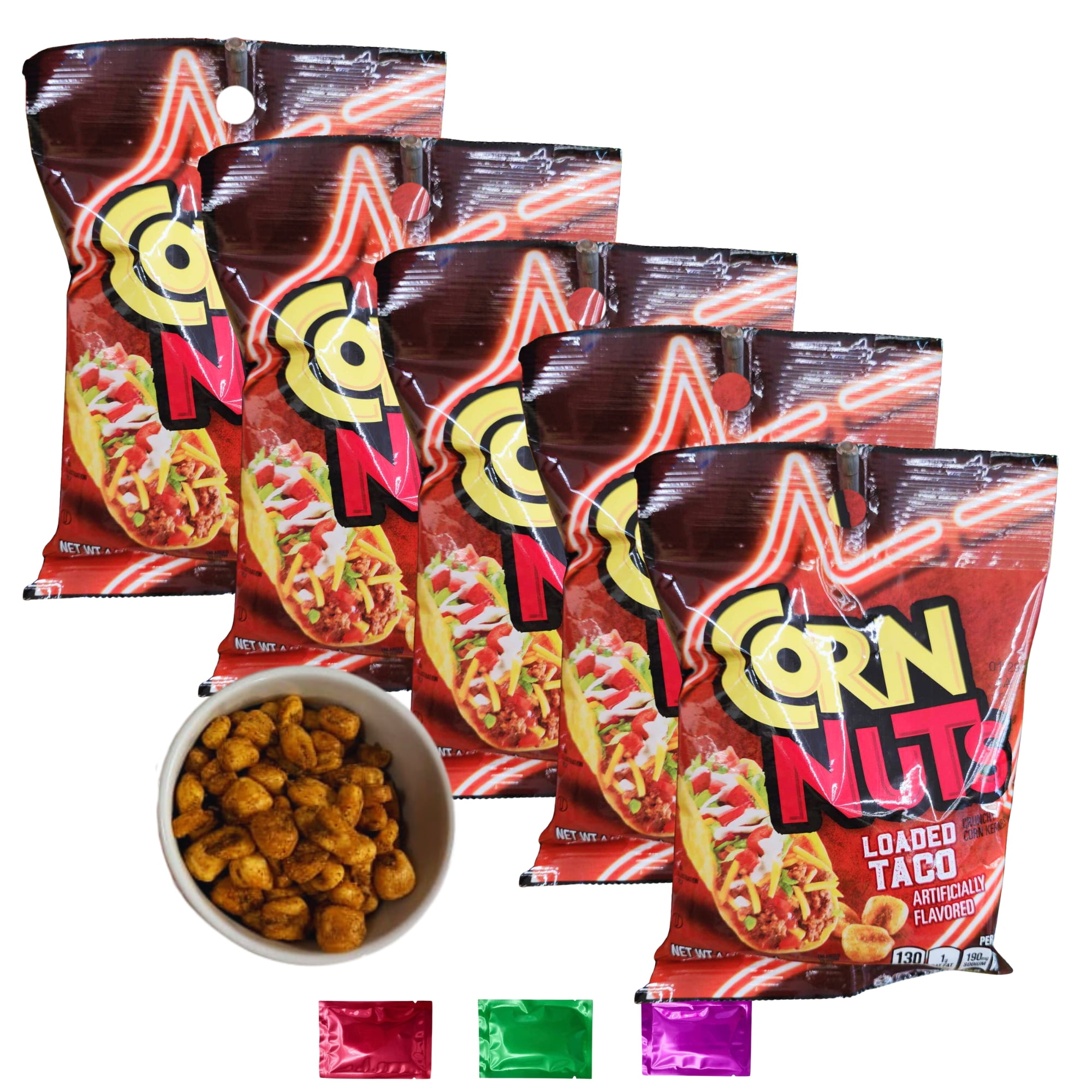 Corn Nuts Loaded Taco Flavored Crunchy Corn Kernels Snacks, Delicious ...