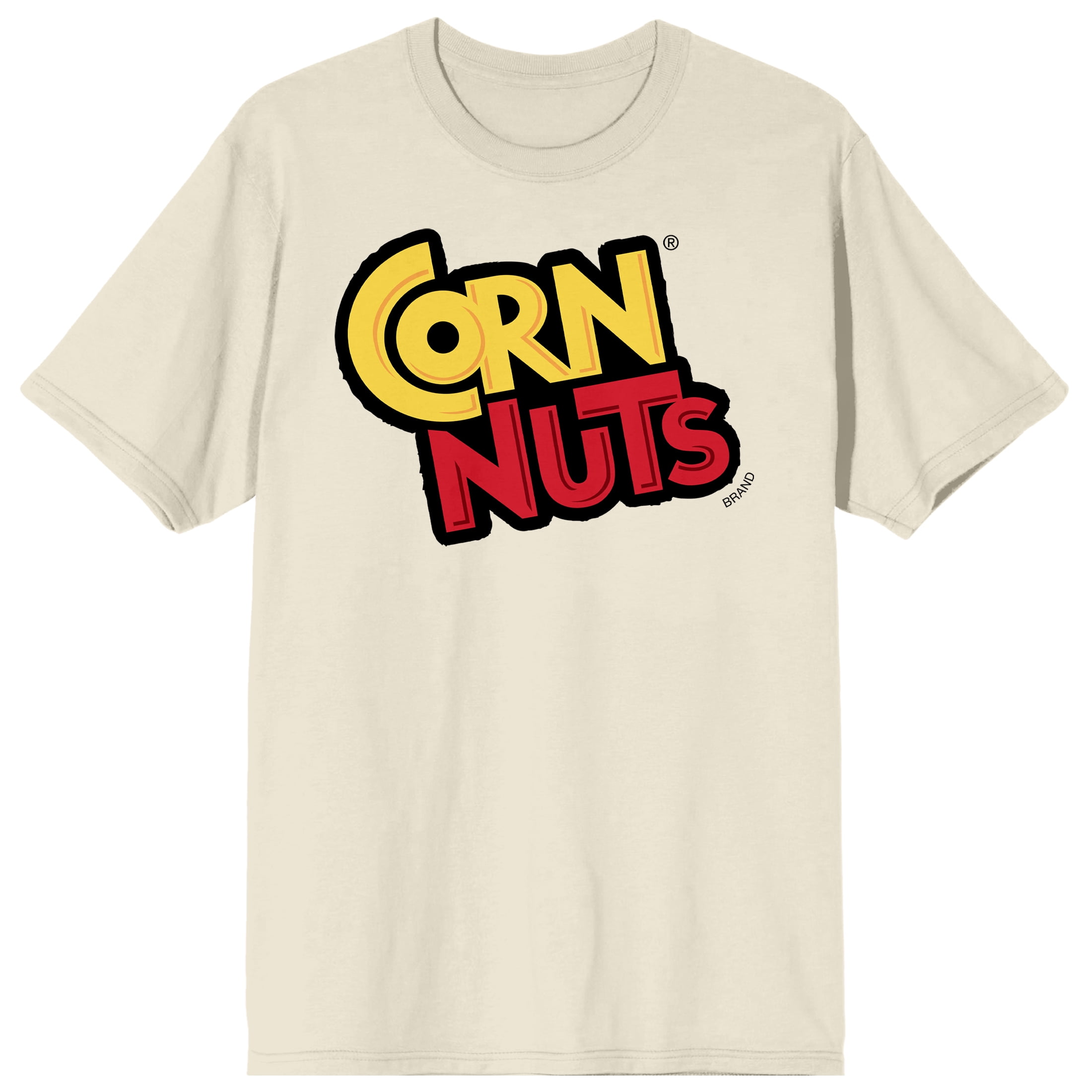Corn Nuts Logo Men's Natural Short Sleeve Tee Shirt-XXL - Walmart.com