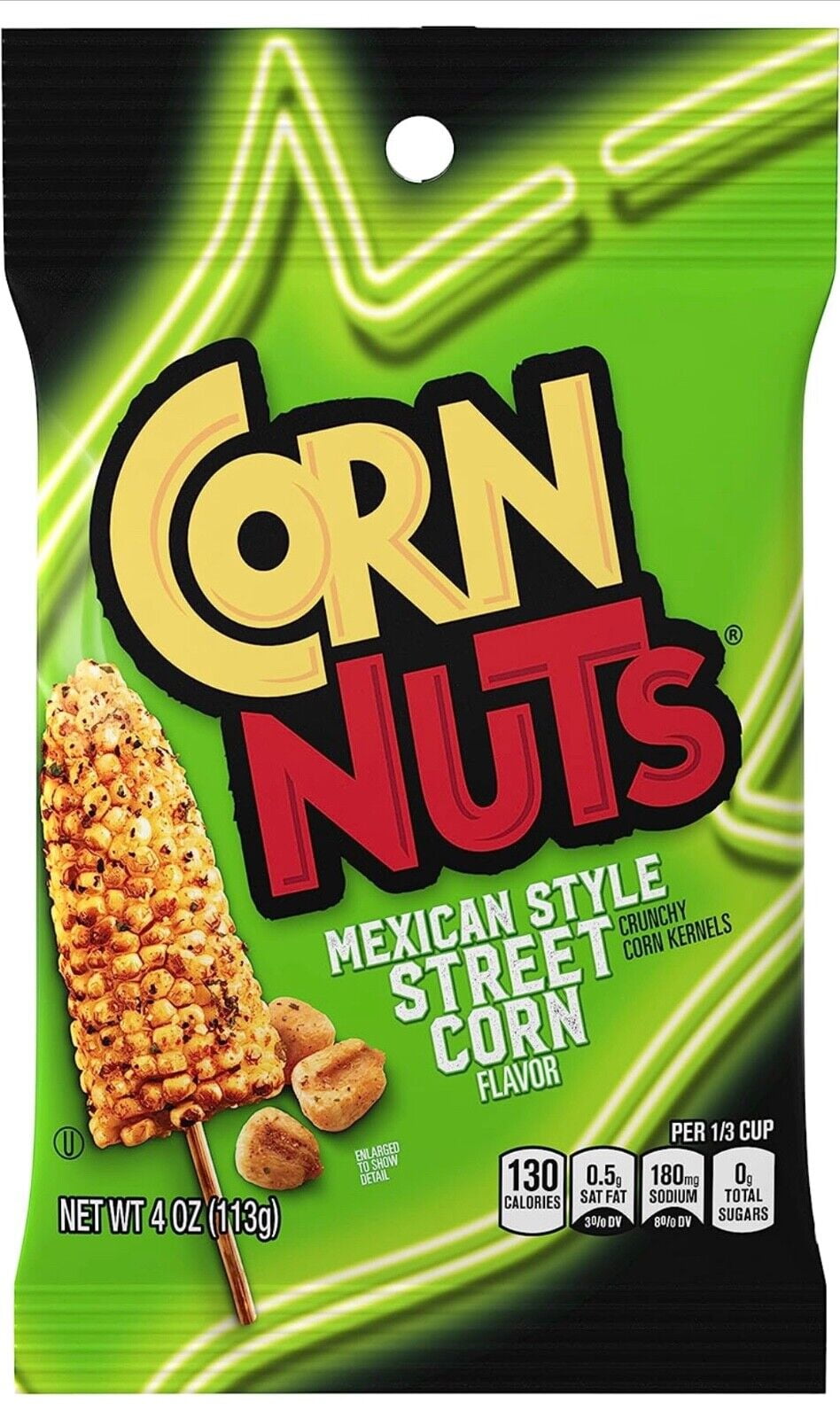 Corn Nuts Mexican Street Corn Crunchy Corn Kernels 4 oz (Pack of 5 ...