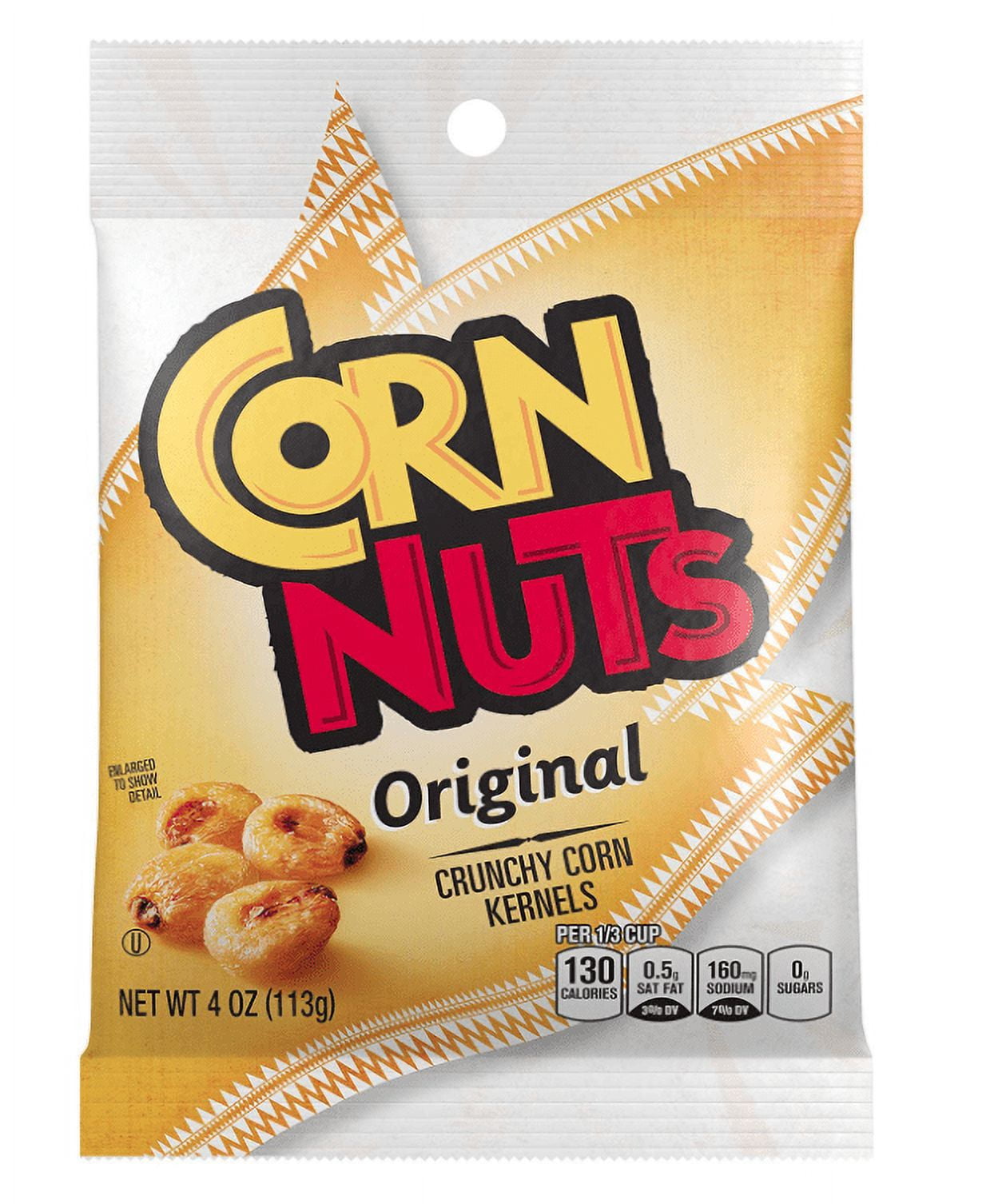 Corn Nuts Original Crunchy Corn Kernels 4 OZ Bags (Pack of 24 ...