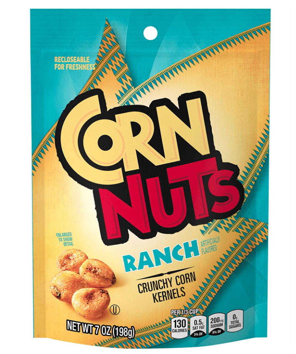 Corn Nuts Ranch Crunchy Corn Kernels (7 oz Bags, Pack of 12) - Walmart.com