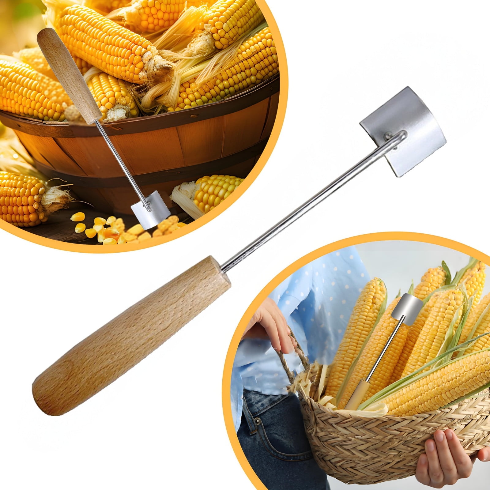 Corn Peeler, Corn stripper for corn on the cob remover tool,Stainless ...