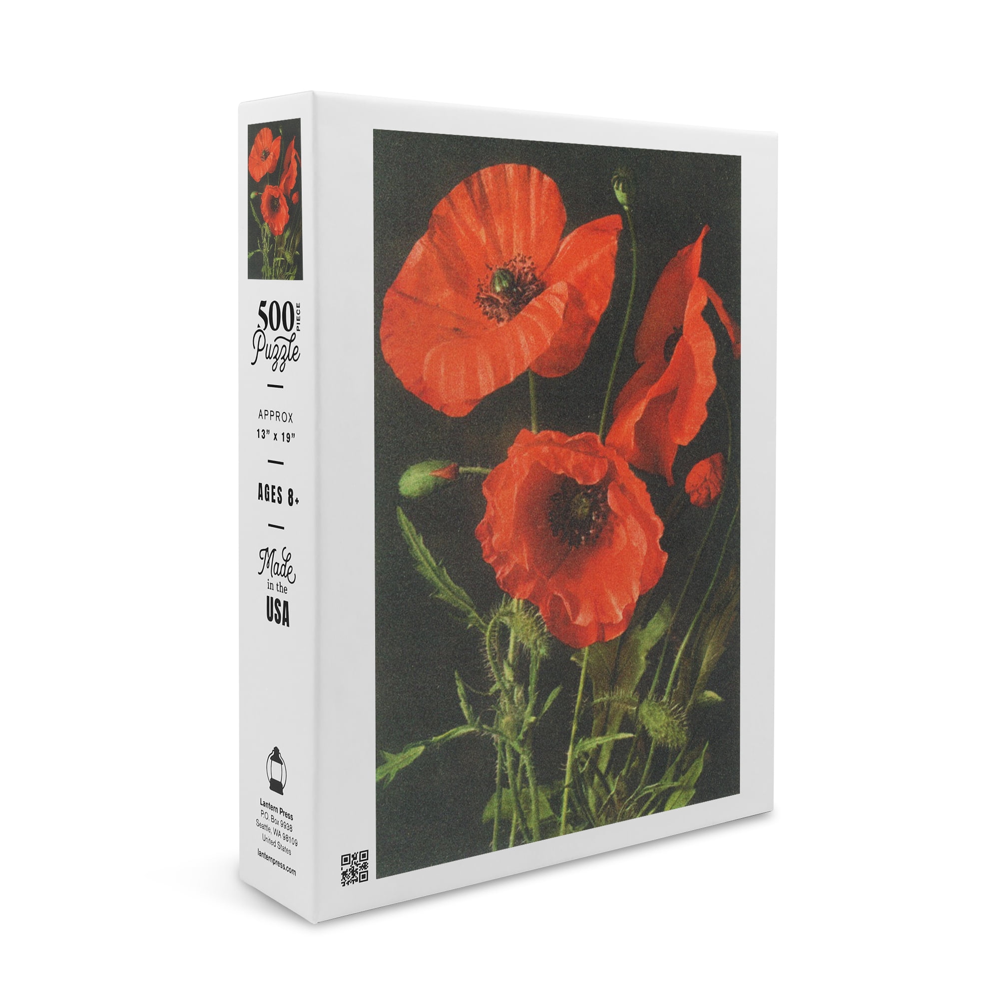 Corn Poppy Flowers (19x27 inches, Premium 500 Piece Jigsaw Puzzle for ...