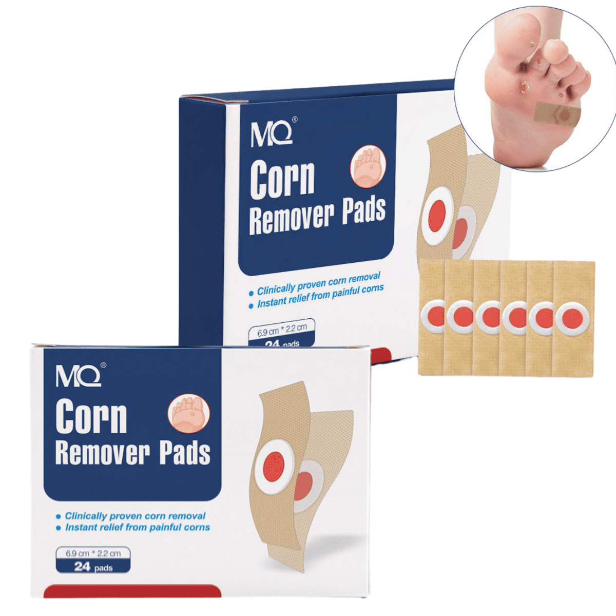 Corn Removal Pads, Corn Removers for Feet, Corn Removal Plaster with ...