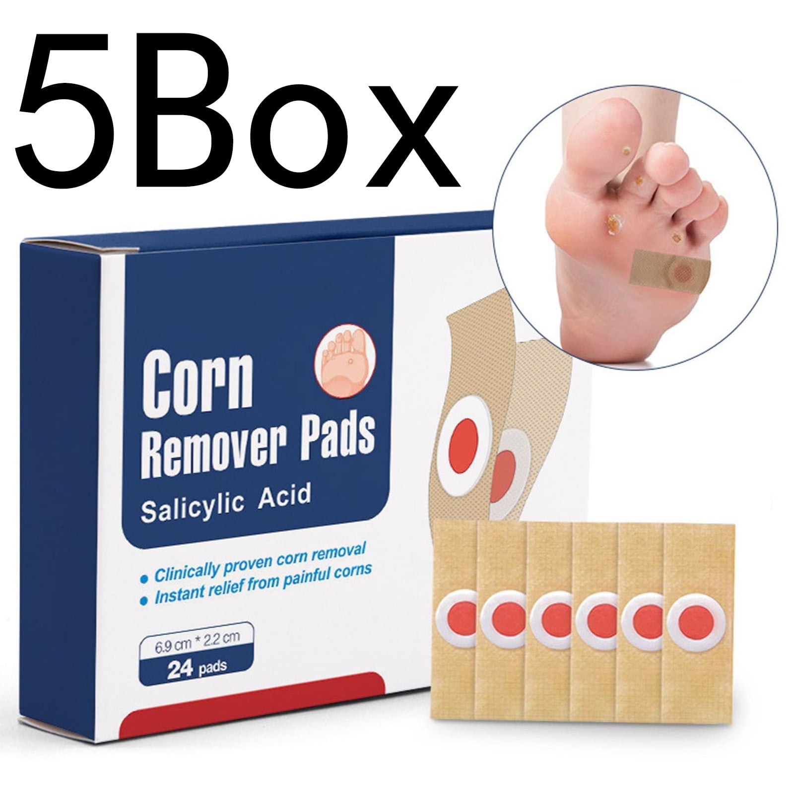 Corn Removers For Feet,24 Pack Corn Removers For Toe, Foot Corn-Toe ...