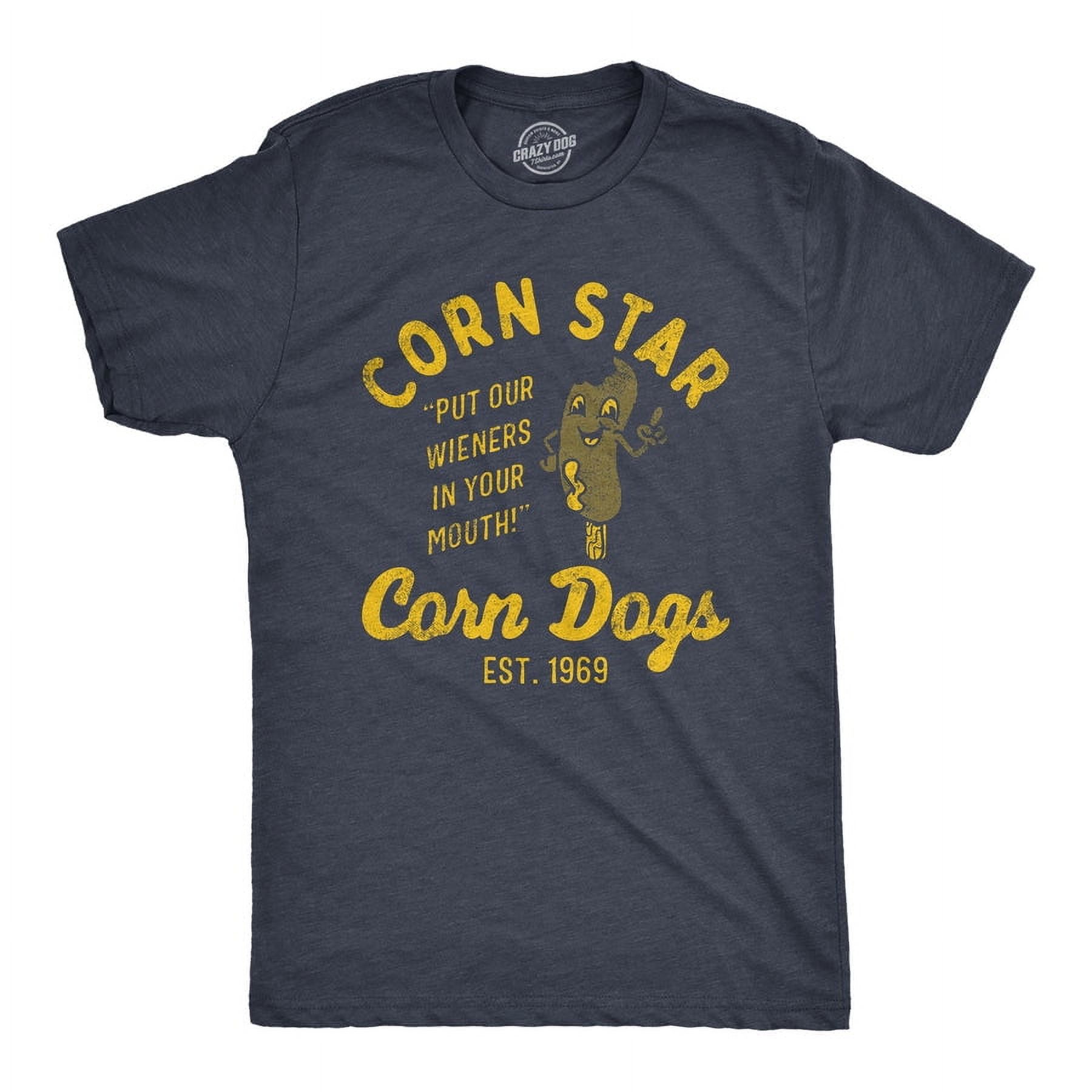 Corn Star Corn Dogs Men's T Shirt - Walmart.com