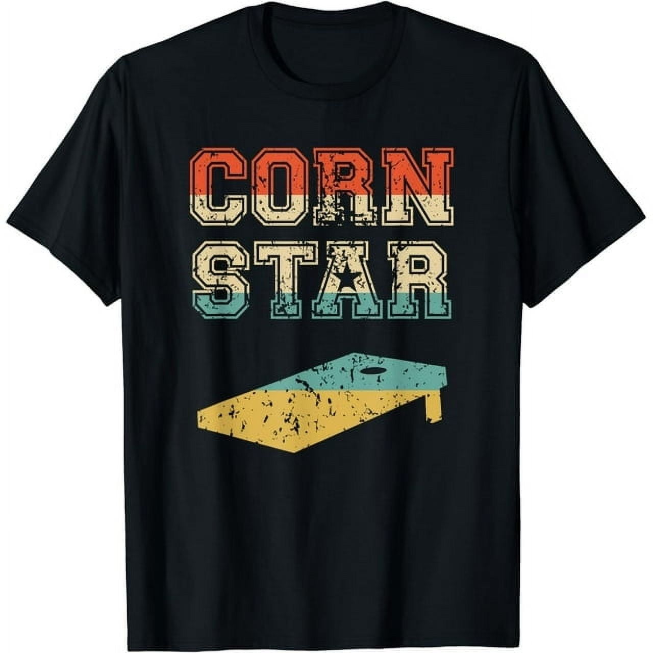 Corn Star Funny Cornhole Tournament T-Shirt - Walmart.com