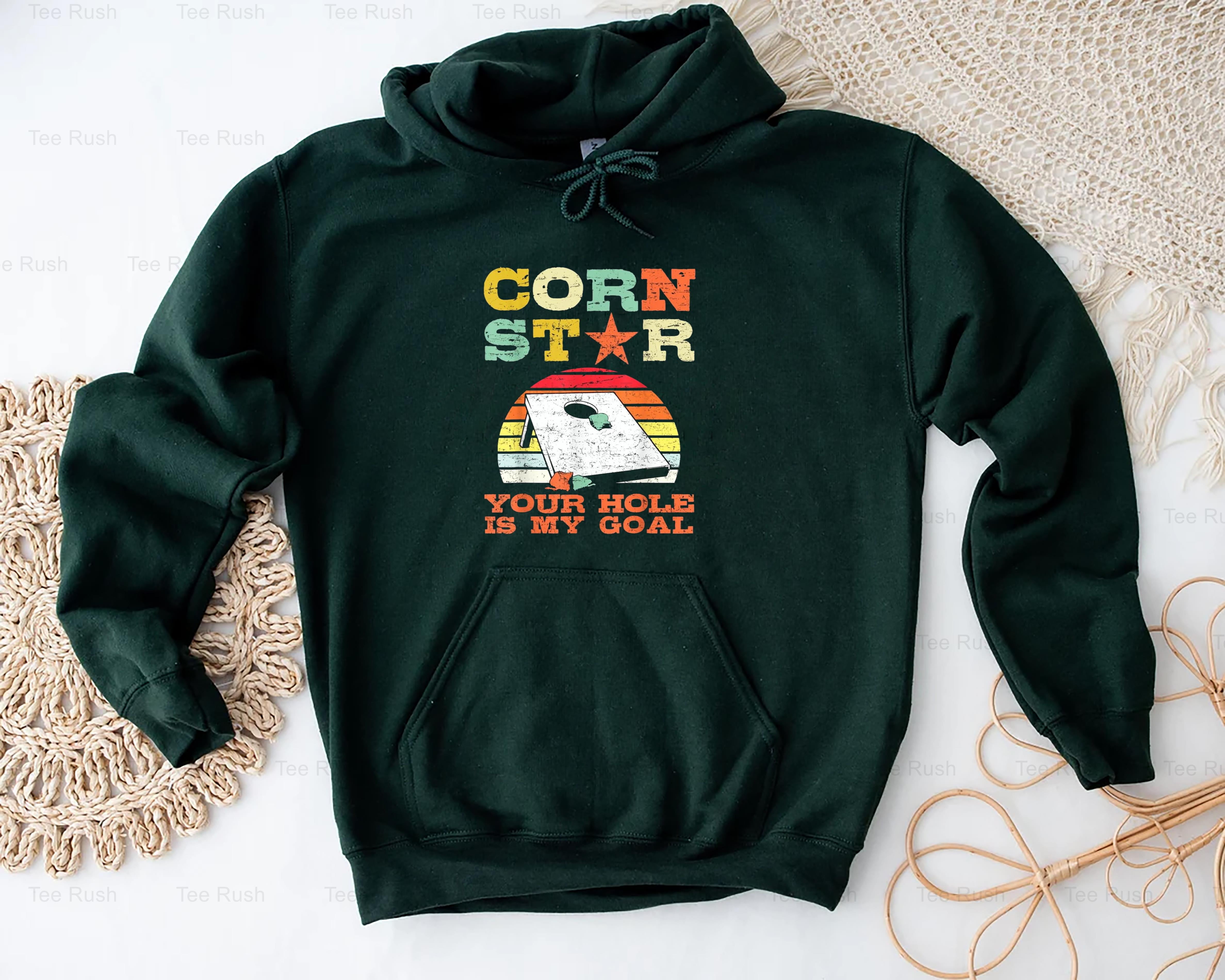 Corn Star Hole My Goal Funny Vintage Cornhole Game Player Humor Gift,T ...