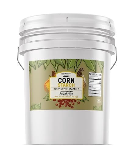 Corn Starch By Unpretentious Baker, Resealable 5-Gallon Bucket ...