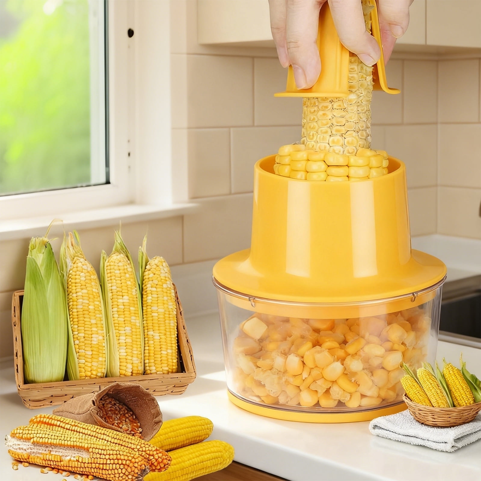Corn Stripper Tool, Efficient Kernel Remover & Corn Peeler for Quick ...
