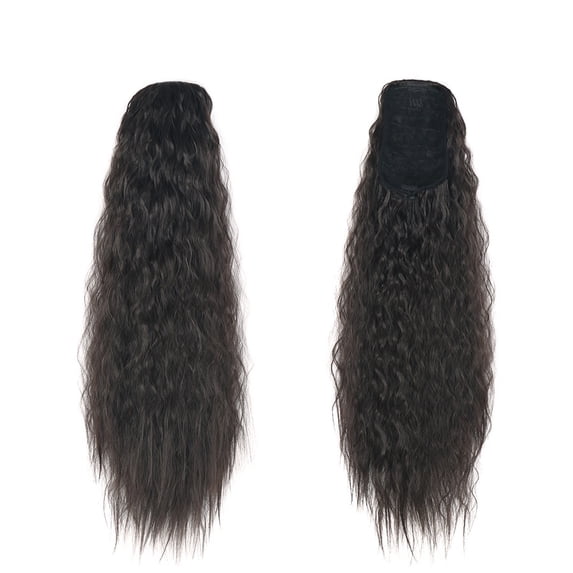 Corn Wavy Drawstring Ponytail 22 Inch Long Wave Curly Synthetic ...