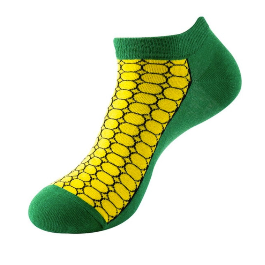 Corn of the Cob Ankle Socks from the Sock Panda Size: Medium - Walmart.com