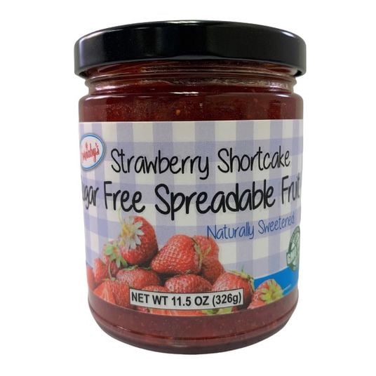Cornaby\'s Spreadable Fruit Jam, Sugar Free, Strawberry Shortcake-11.5 ...