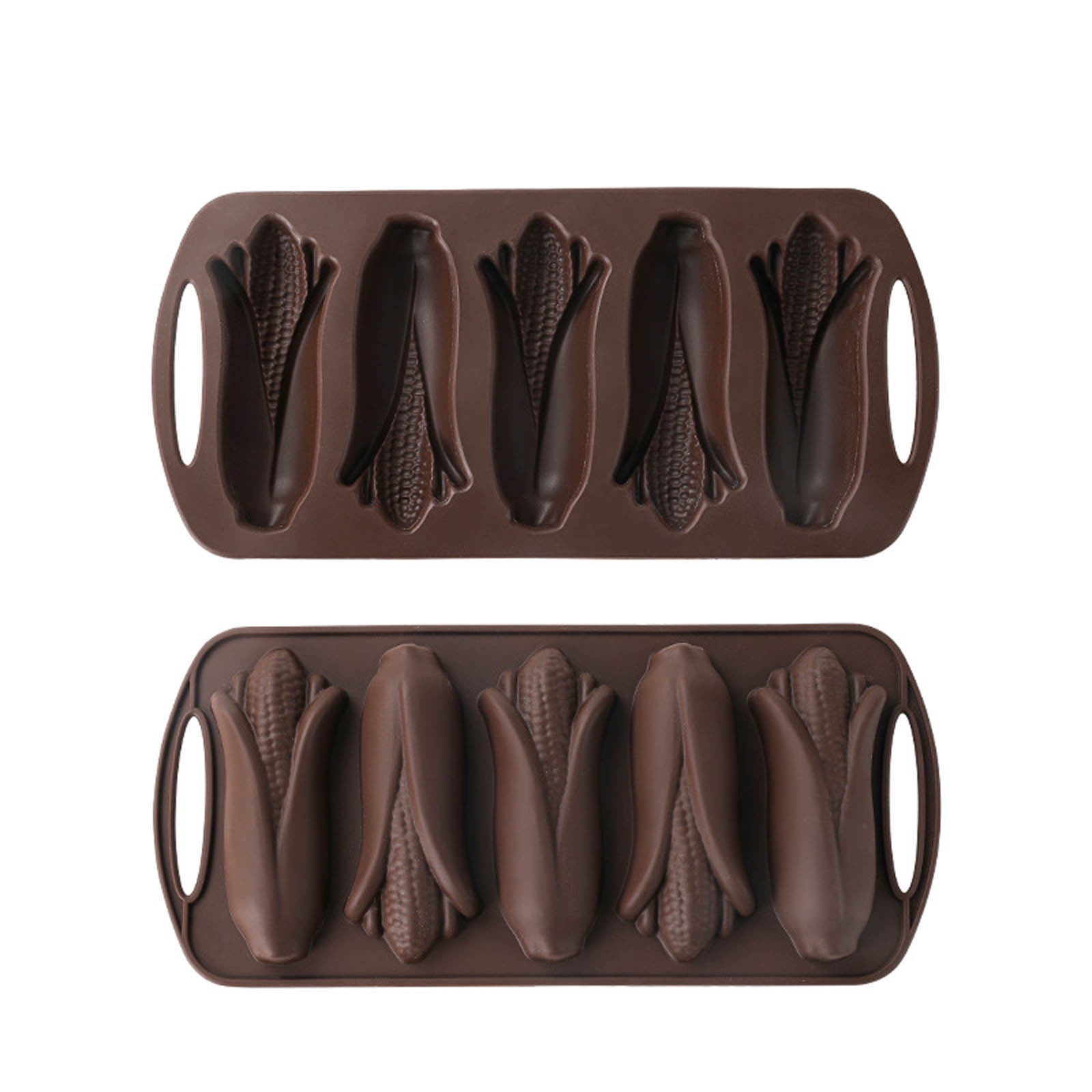 Cornbread Baking Pan - 6-Cavity Silicone Corn Stick Mold for Cornbread ...