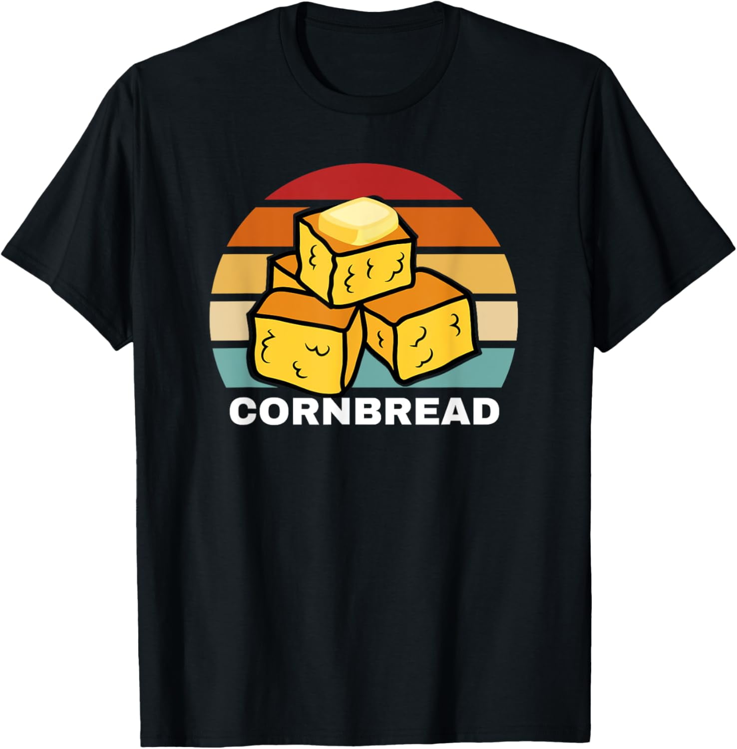 Cornbread Corn Bread Baking Thanksgiving Redneck South USA T-Shirt ...