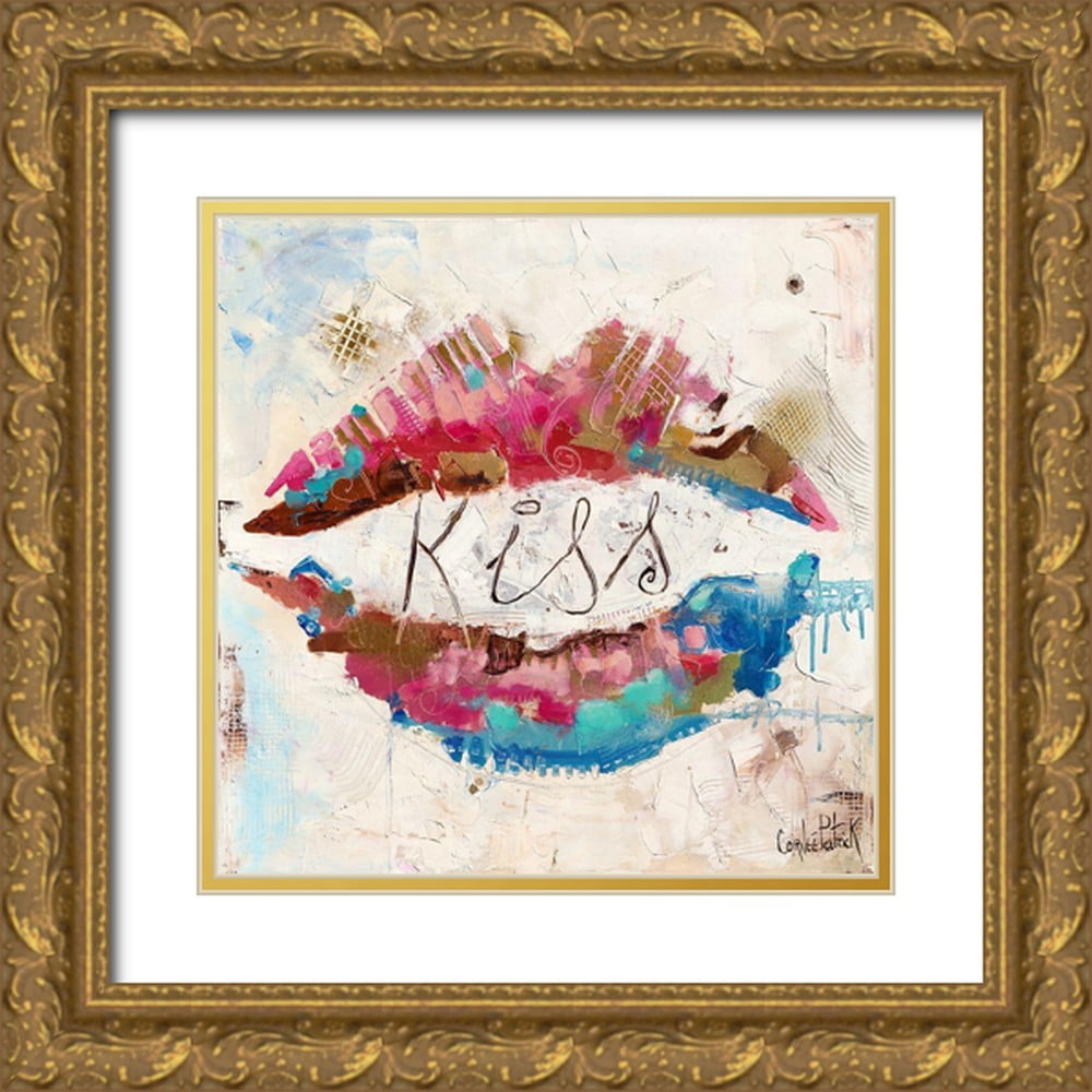 Cornee, Patrick 26x26 Gold Ornate Wood Framed with Double Matting ...