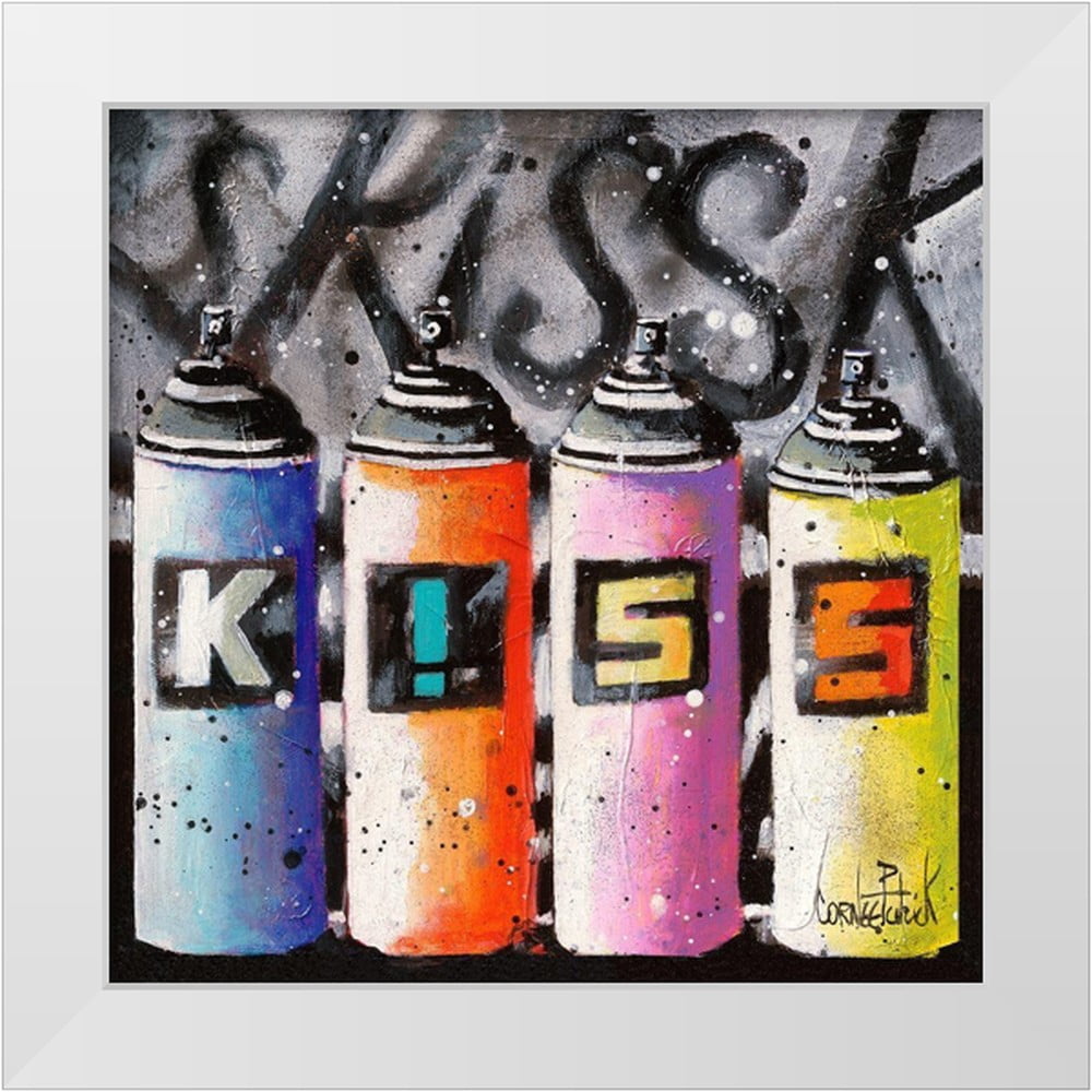 Cornee, Patrick 26x26 White Modern Wood Framed Museum Art Print Titled ...