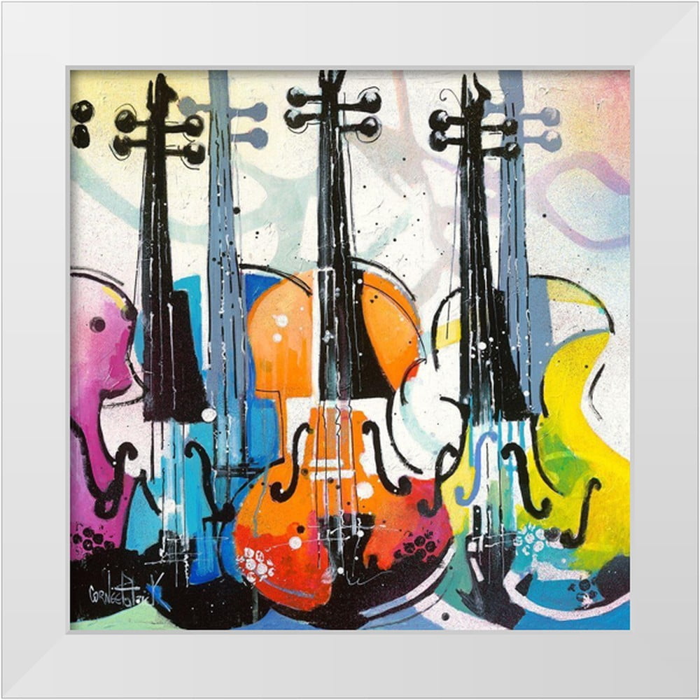 Cornee, Patrick 26x26 White Modern Wood Framed Museum Art Print Titled ...