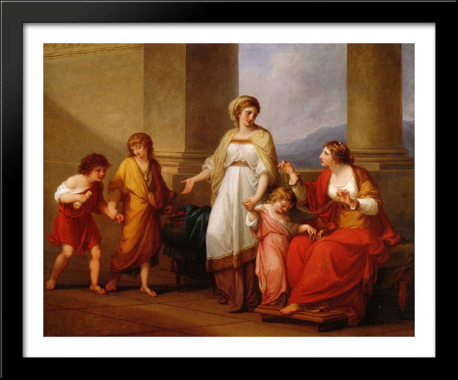 Cornelia Africana 34x28 Large Black Wood Framed Print Art by Angelica ...