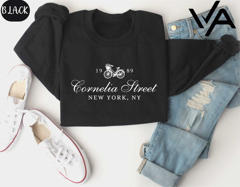 Cornelia Street Shirt, New York Sweatshirt, Bike Floral Sweatshirt, Album Sweatshirt, Bike New ...