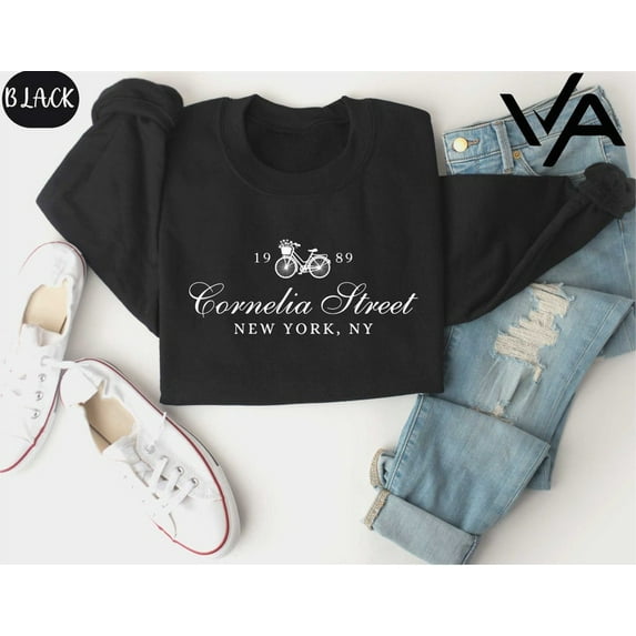 Cornelia Street Shirt, New York Sweatshirt, Bike Floral Sweatshirt, Album Sweatshirt, Bike New ...