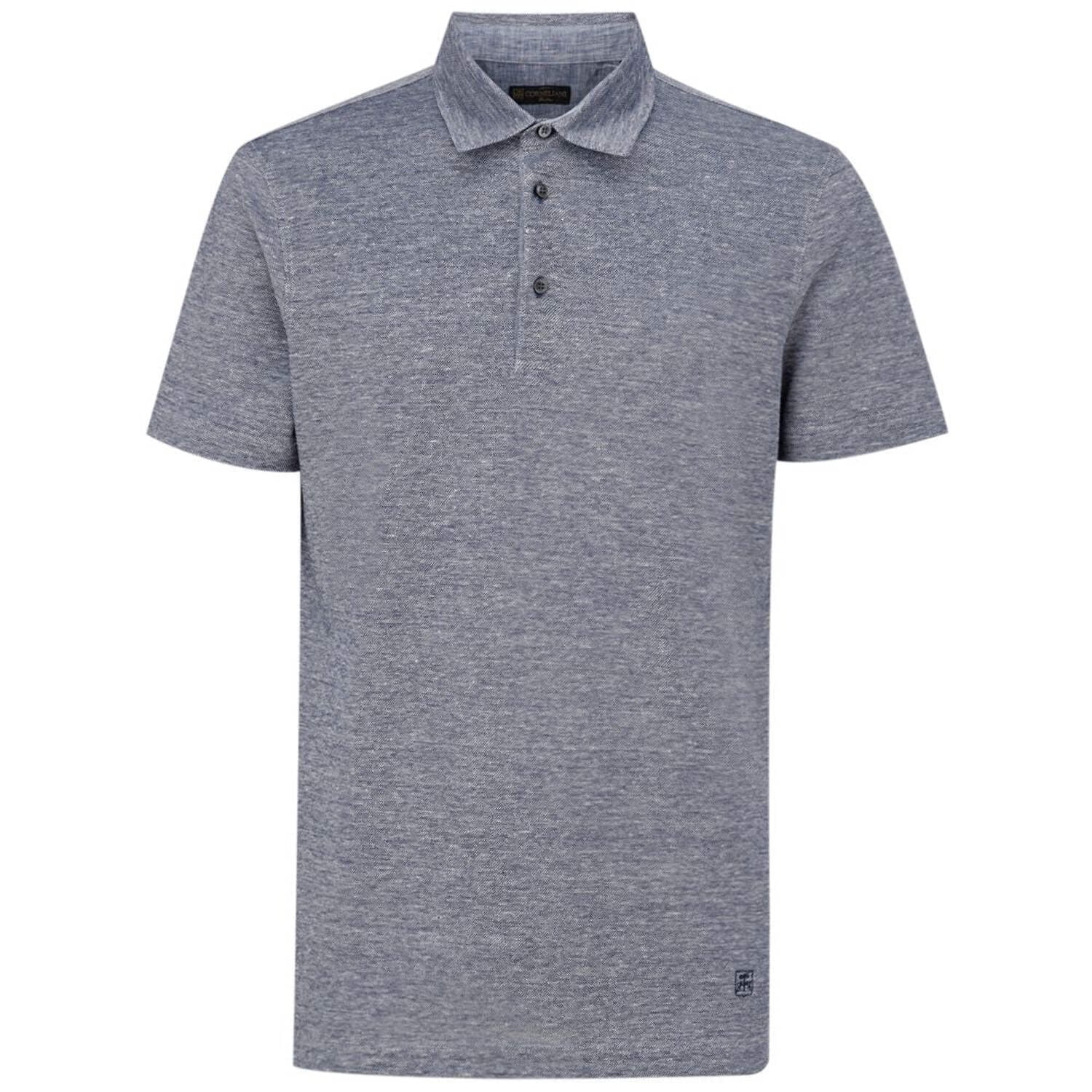 Corneliani Gray Linen Polo Shirt - Walmart.com
