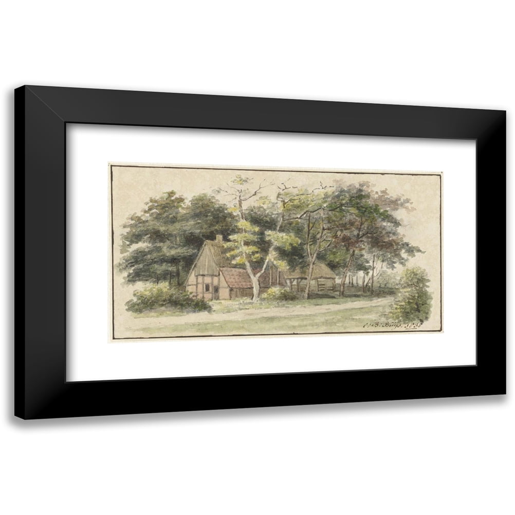 Cornelis Bernardus Buijs 24x15 Black Modern Framed Museum Art Print ...