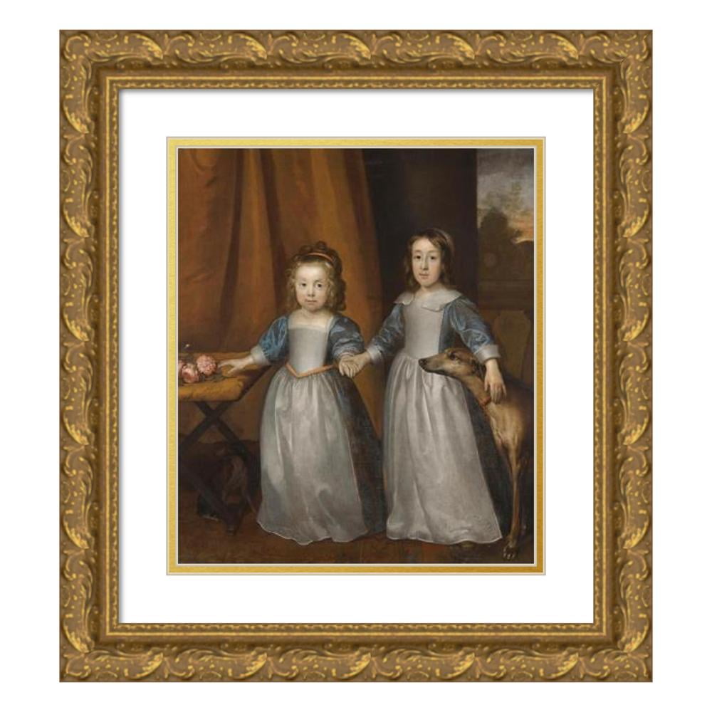 Cornelis Jonson van Ceulen 15x17 Gold Ornate Wood Frame and Double ...