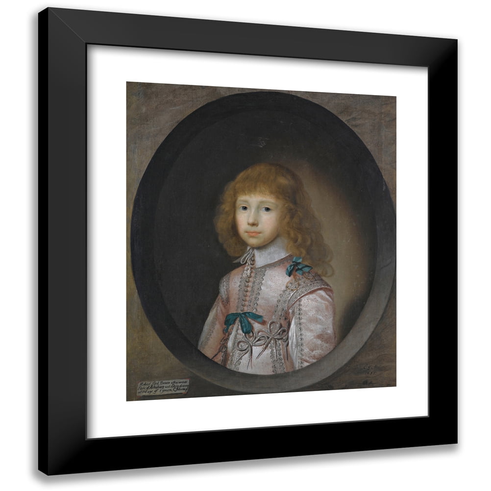 Cornelis Jonson van Ceulen 20x23 Black Modern Framed Museum Art Print ...