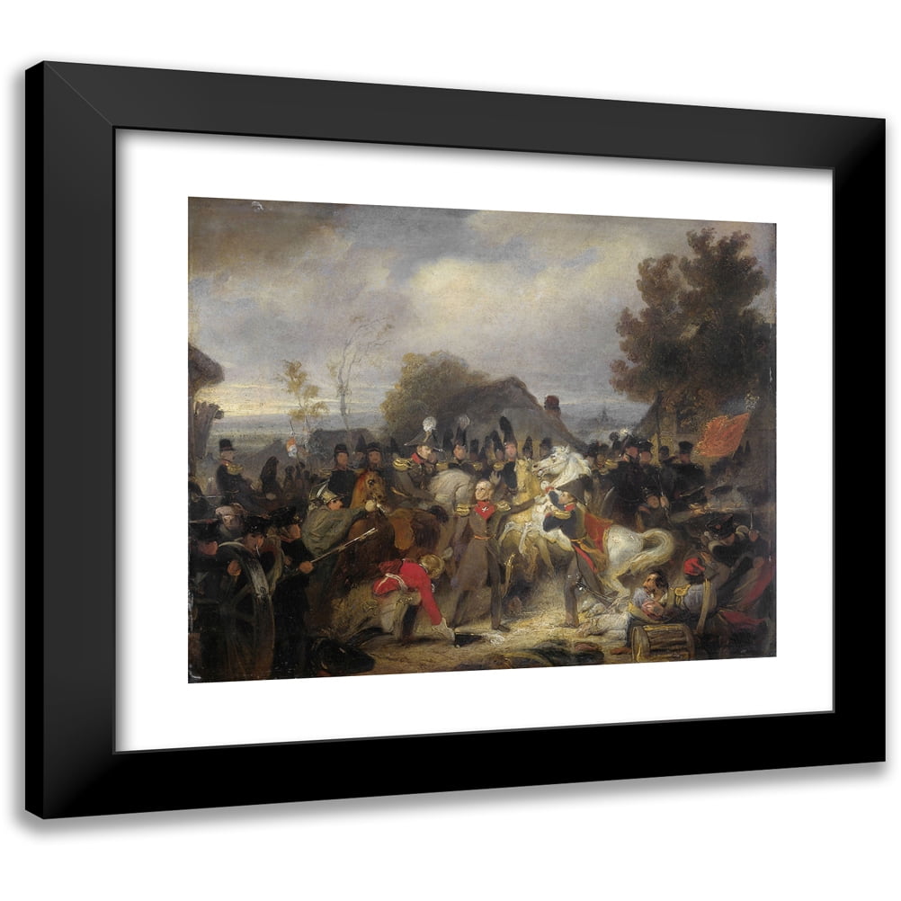 Cornelis Kruseman 14x12 Black Modern Framed Museum Art Print Titled ...