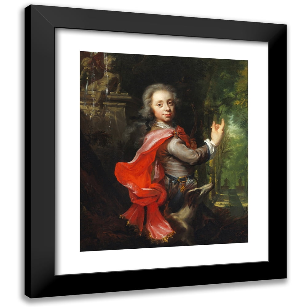 Cornelis Troost 12x14 Black Modern Framed Museum Art Print Titled ...