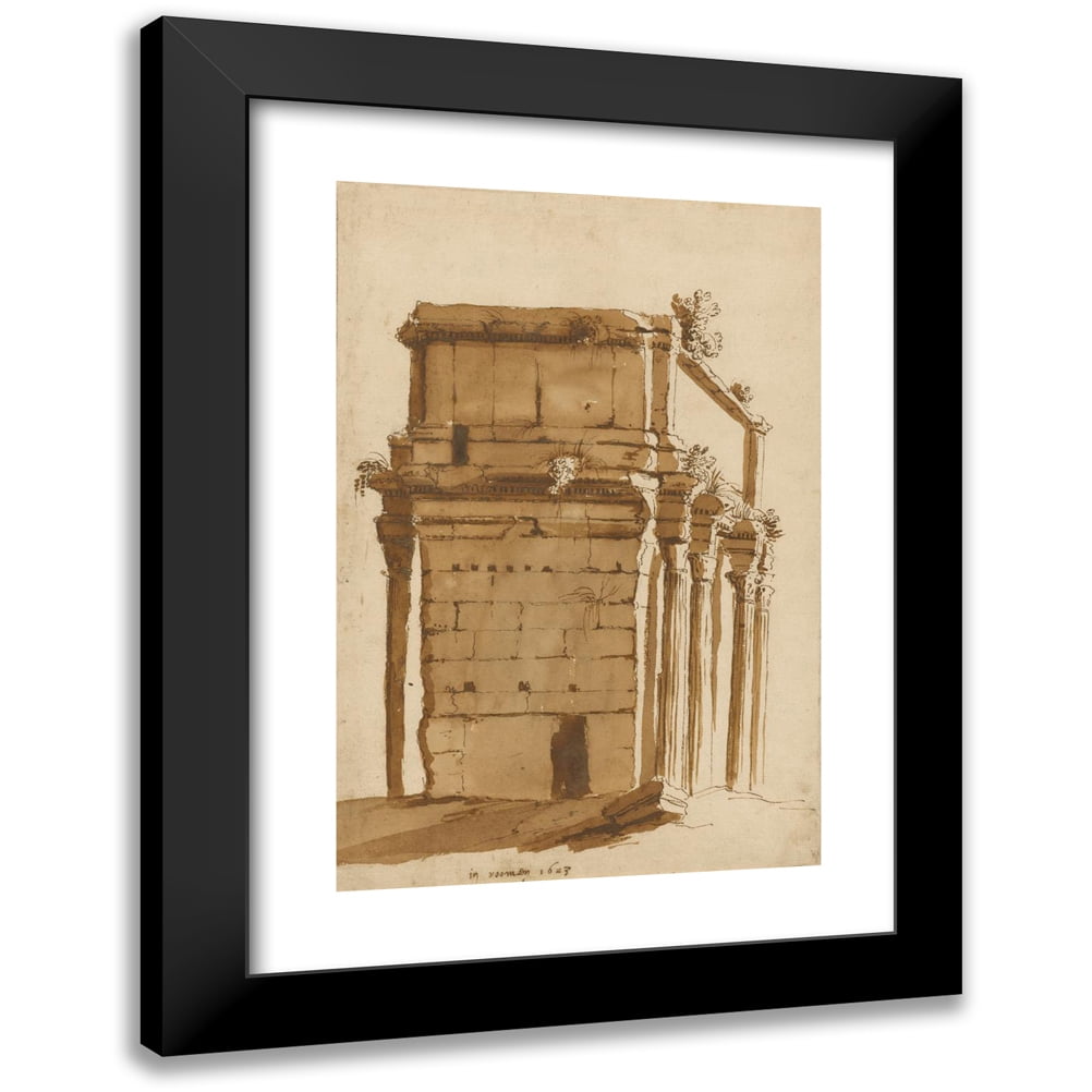 Cornelis Van Poelenburch 11x14 Black Modern Framed Museum Art Print ...