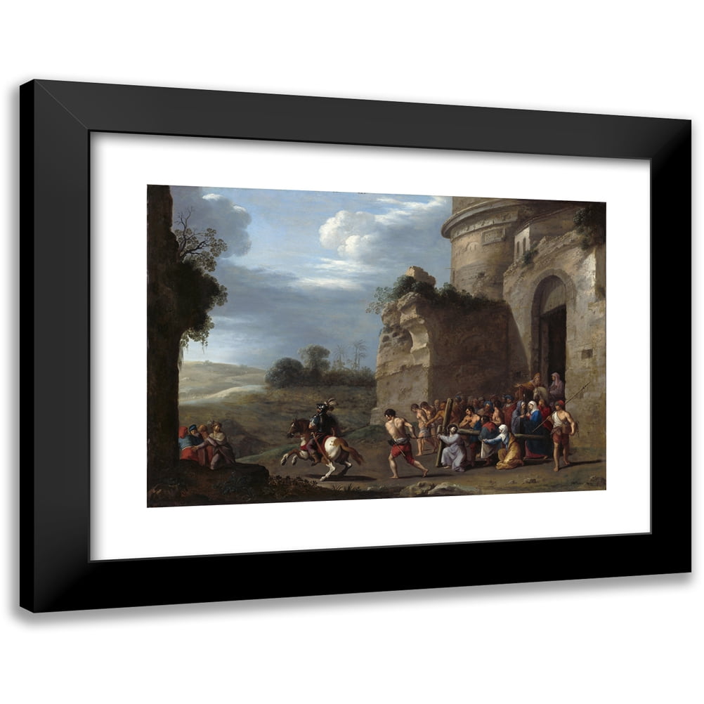 Cornelis Van Poelenburch 18x14 Black Modern Framed Museum Art Print ...