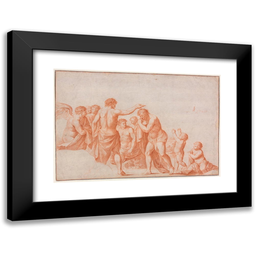 Cornelis Van Poelenburch 18x14 Black Modern Framed Museum Art Print ...