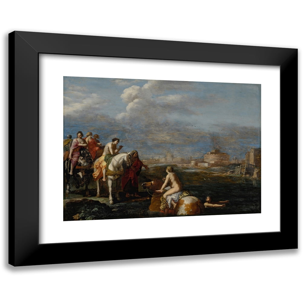 Cornelis Van Poelenburch 18x14 Black Modern Framed Museum Art Print ...