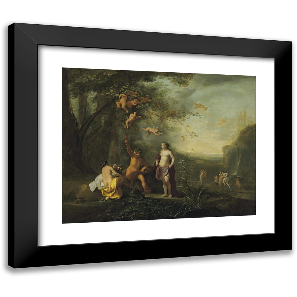 Cornelis Van Poelenburch 18x15 Black Modern Framed Museum Art Print ...