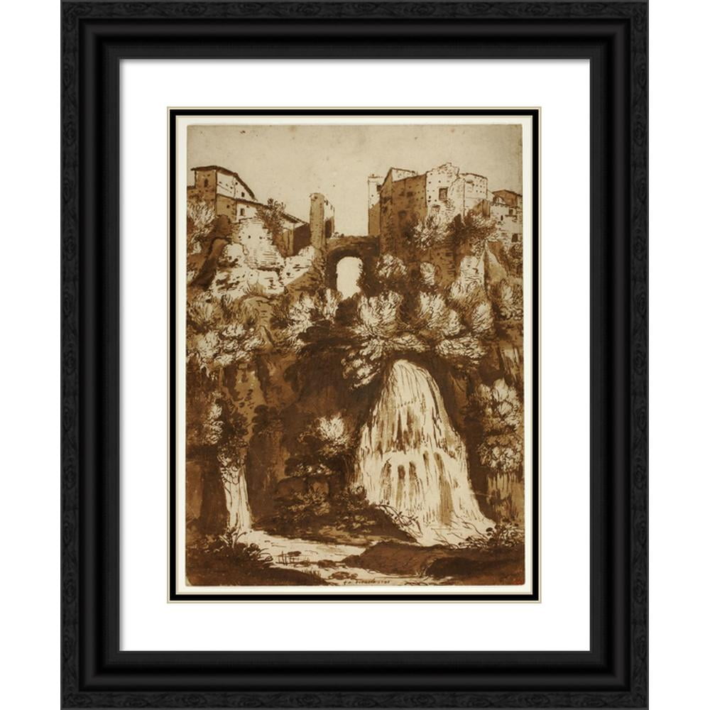 Cornelis Van Poelenburch 19x24 Black Ornate Framed Double Matted Museum ...