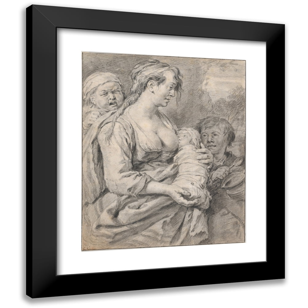Cornelis Visscher 20x24 Black Modern Framed Museum Art Print Titled - A ...