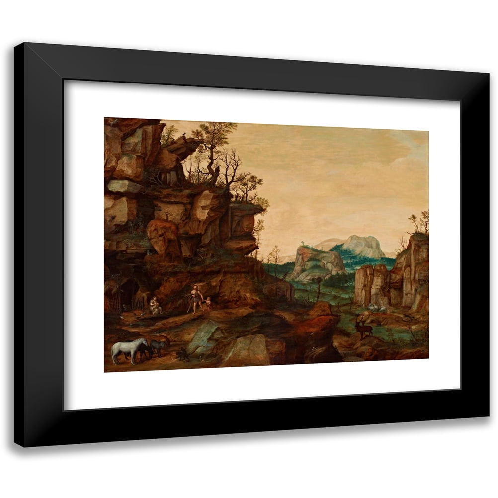 Cornelis van Dalem 24x20 Black Modern Framed Museum Art Print Titled ...