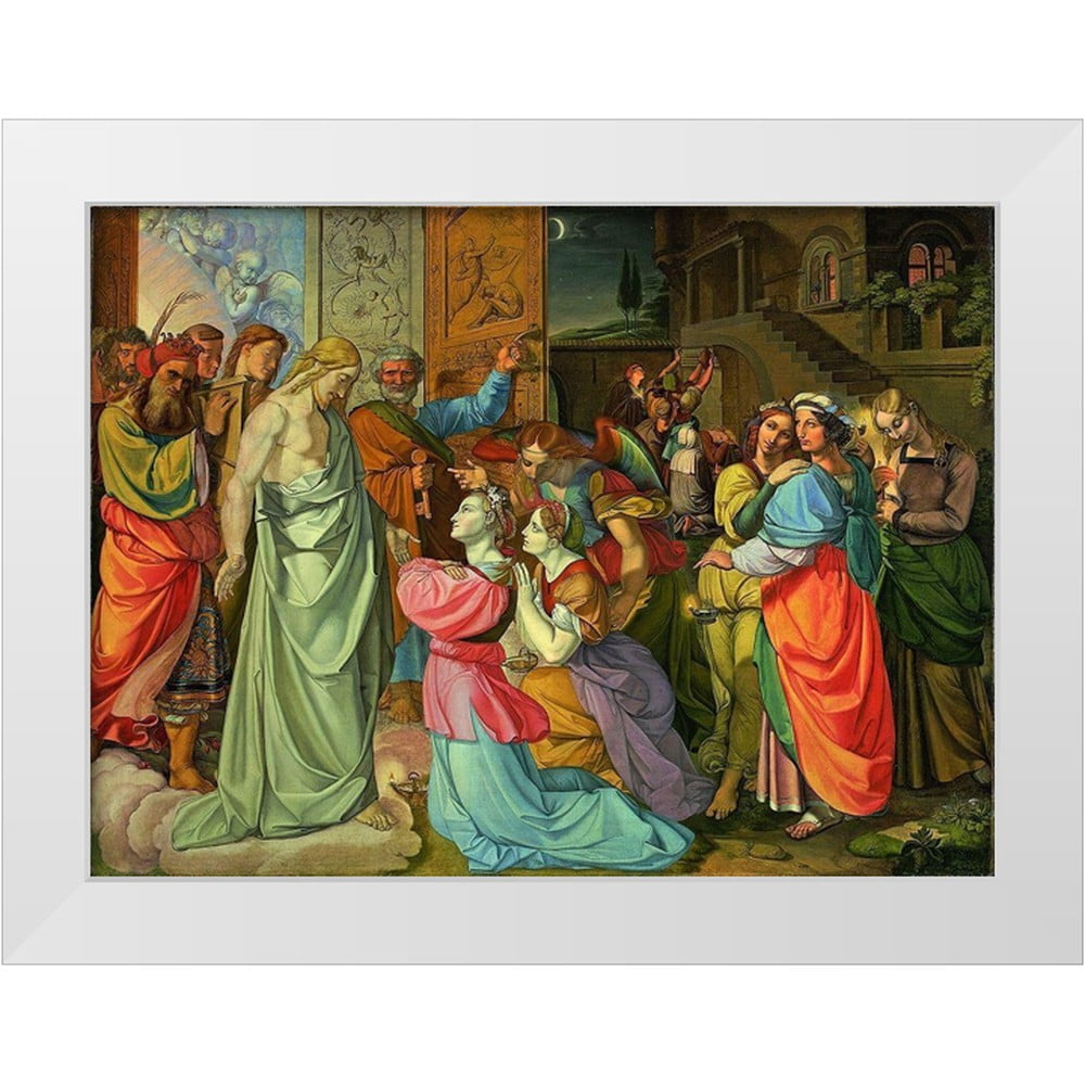 Cornelius, Peter von 14x11 White Modern Wood Framed Museum Art Print ...