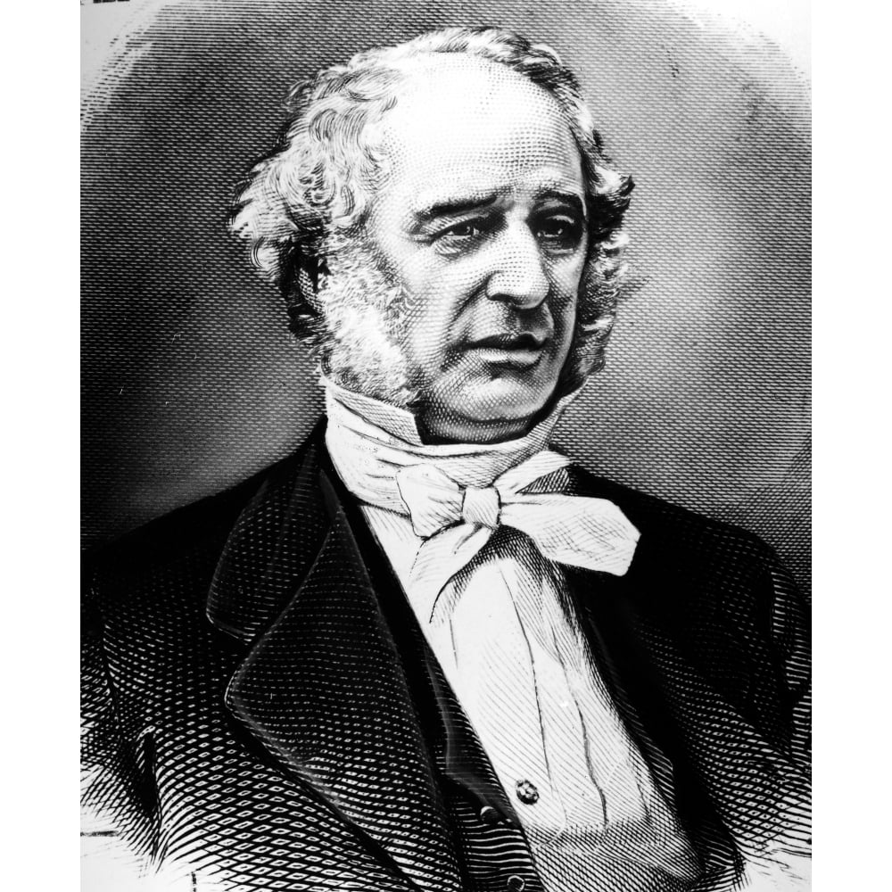 Cornelius Vanderbilt N(1794-1877). American Financier. Line Engraving ...