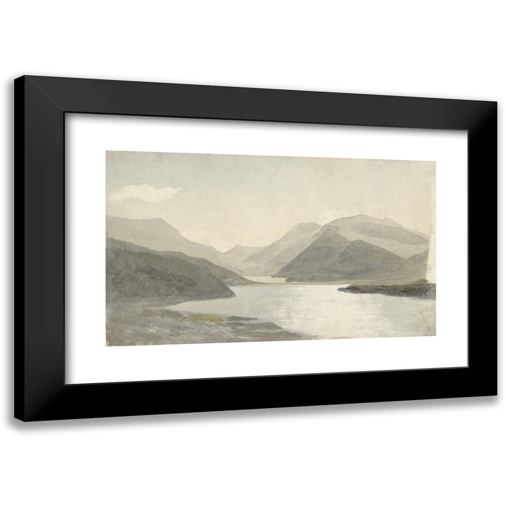Cornelius Varley 24x16 Black Modern Framed Museum Art Print Titled ...