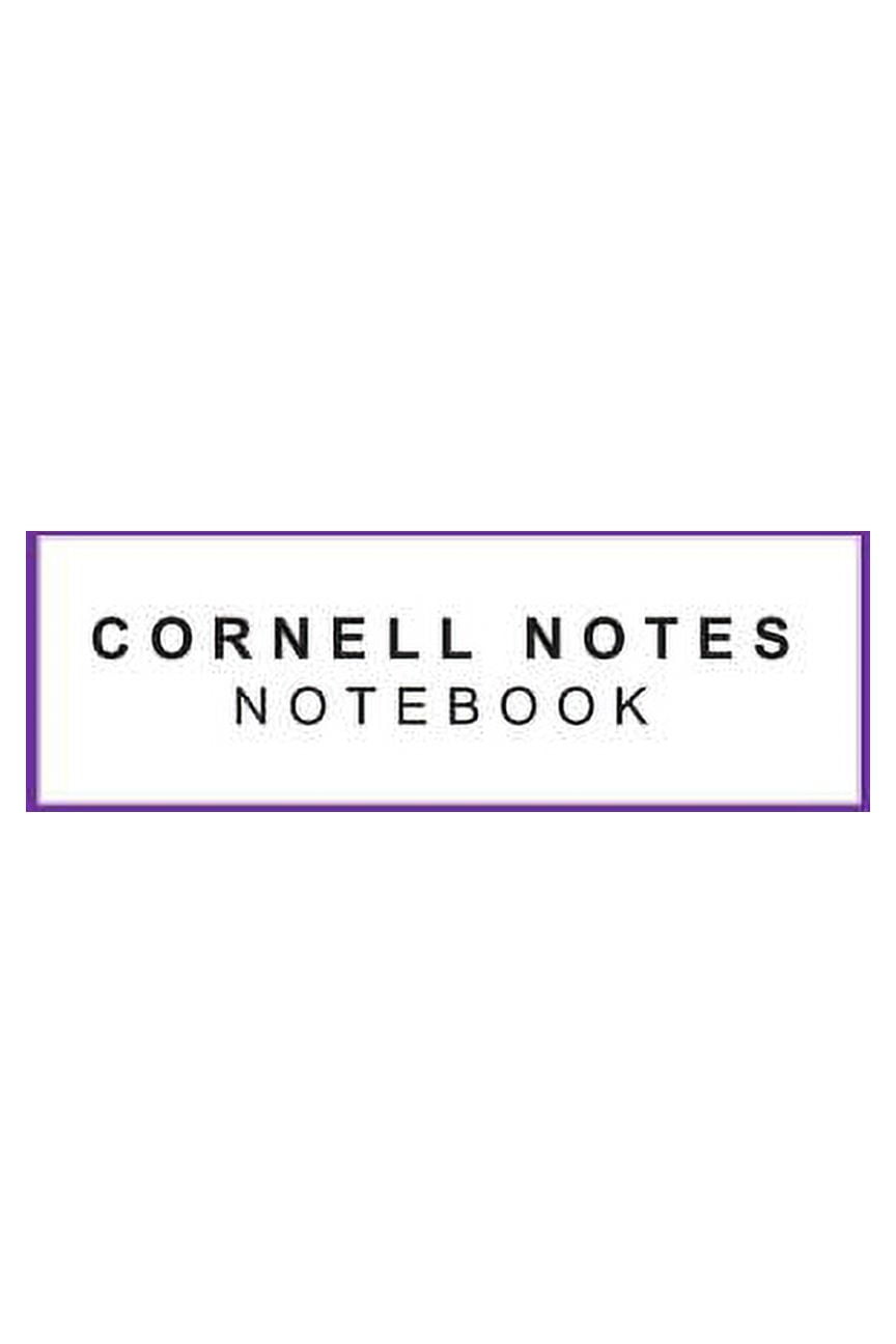 Cornell Notes Notebook: Purple 150 Page Cornell Notes Style Composition ...
